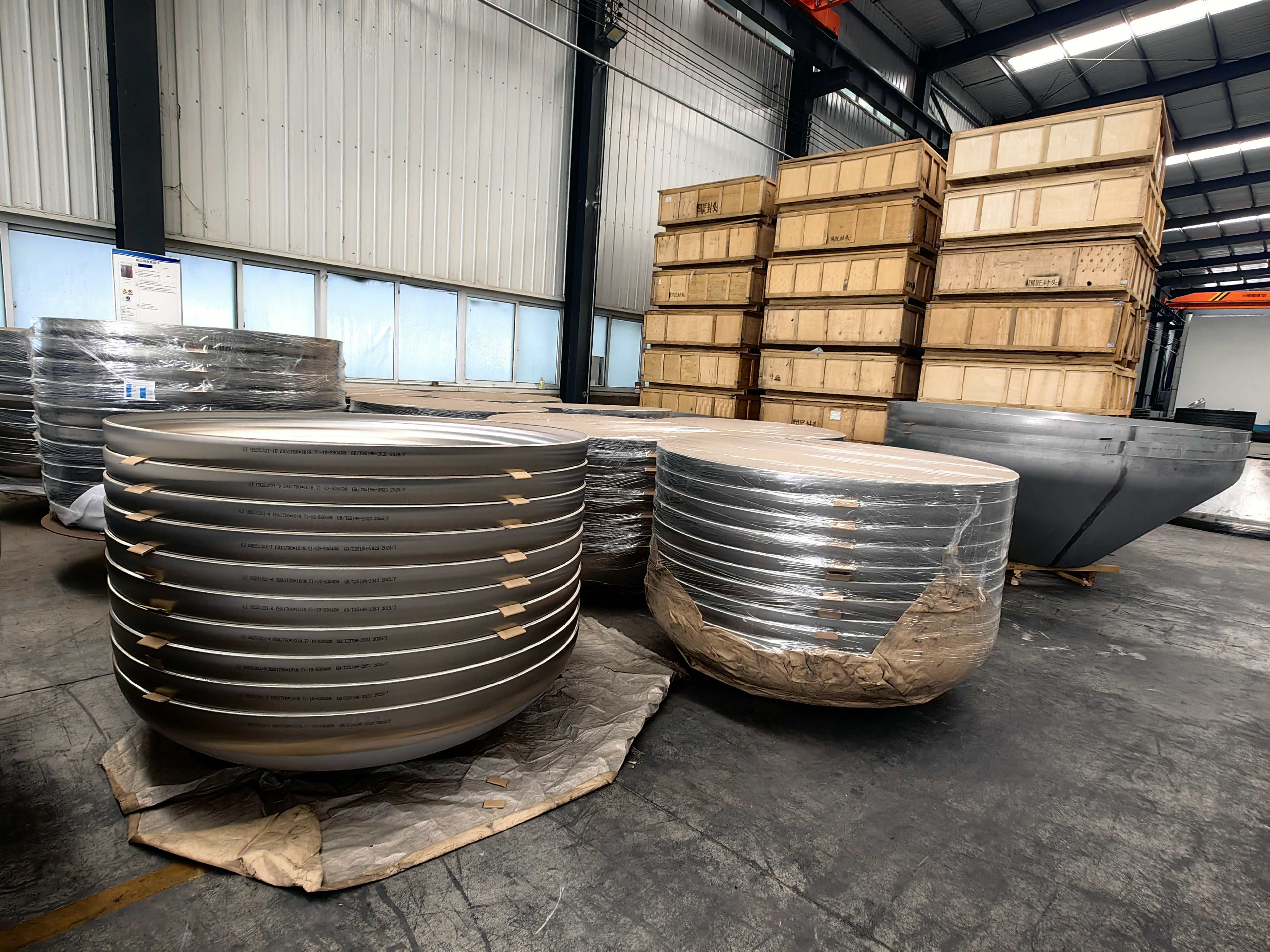 S30408 Stainless Steel Ellipsoidal Head 1700×10